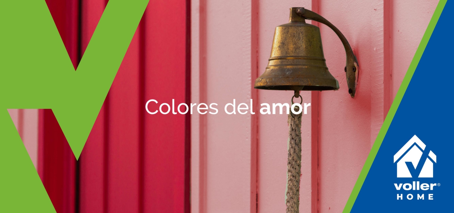 Voller pintura: Los colores del amor.El rojo es un color energía y armonia